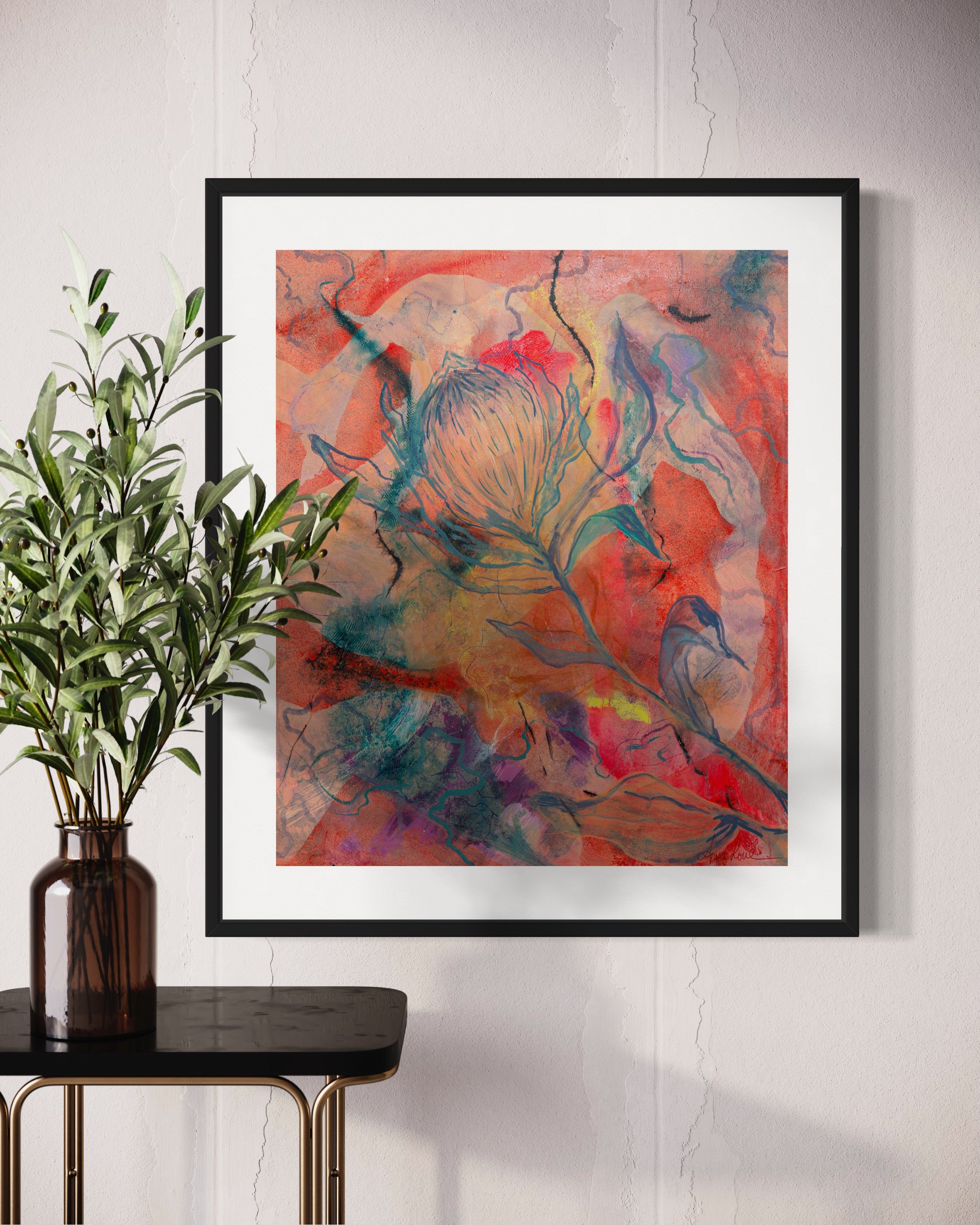 'Protea' Limited Edition Paper Print
